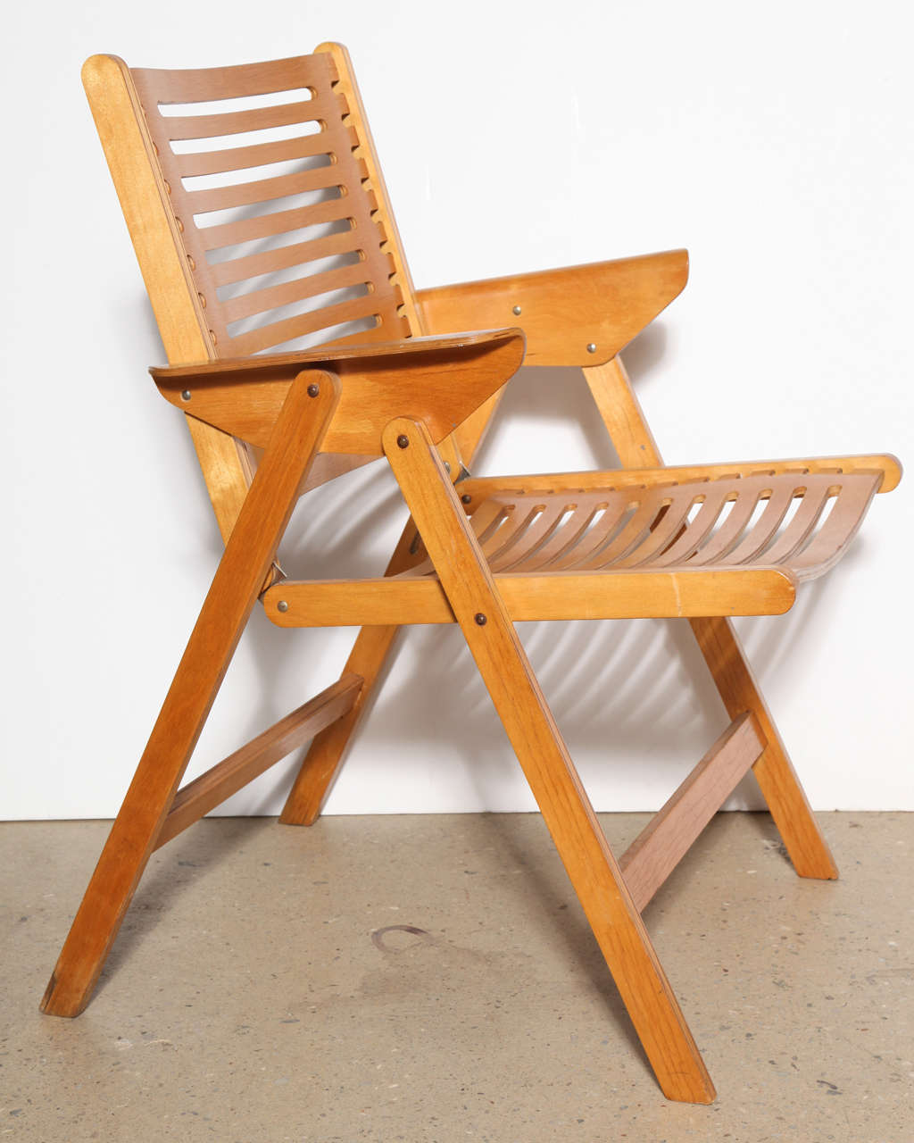 set of 4 Niko Kralj Rex Folding Chairs at 1stDibs | rex stol, rex chair ...