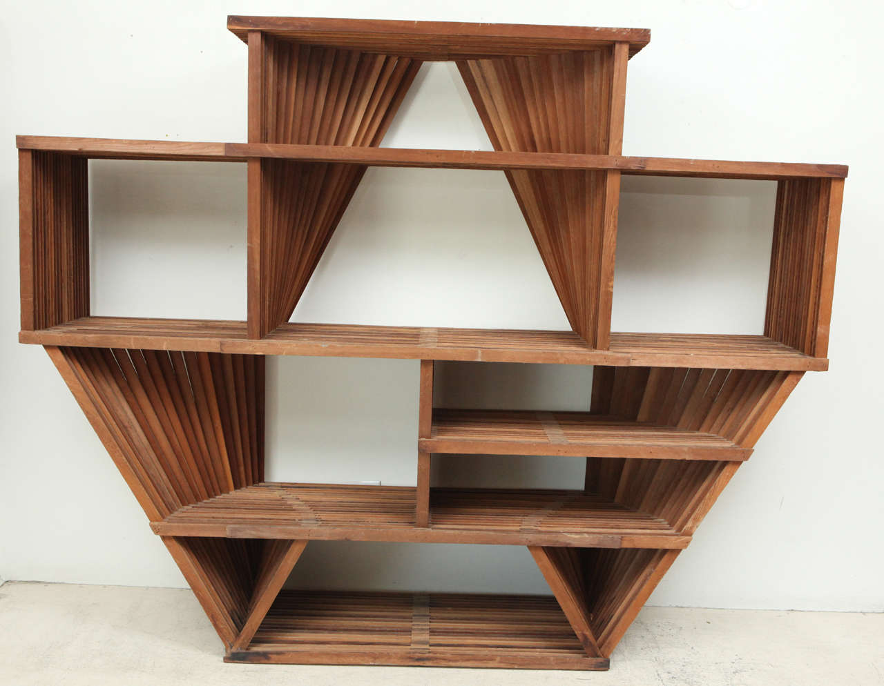 Large Custom Shelving Unit from a Cliff May House at 1stDibs