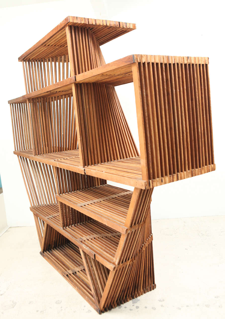 Large Custom Shelving Unit from a Cliff May House at 1stDibs