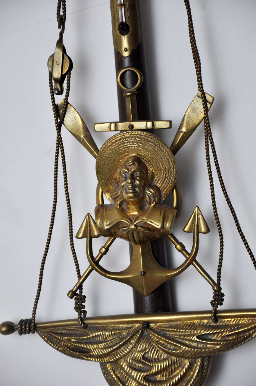 Nautical Themed Thermometer For Sale at 1stDibs