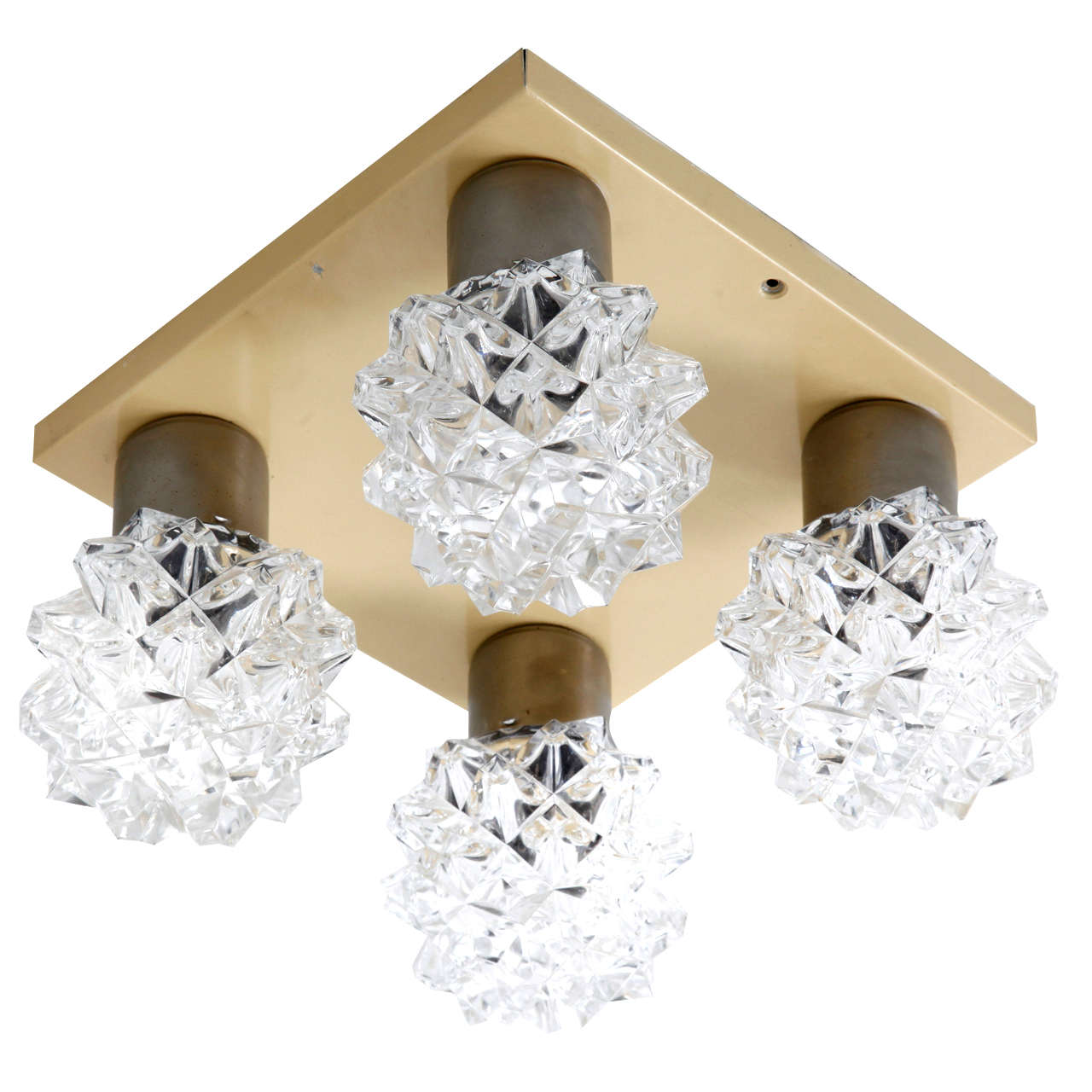 Large Capiz Shell Flush Mount at 1stdibs