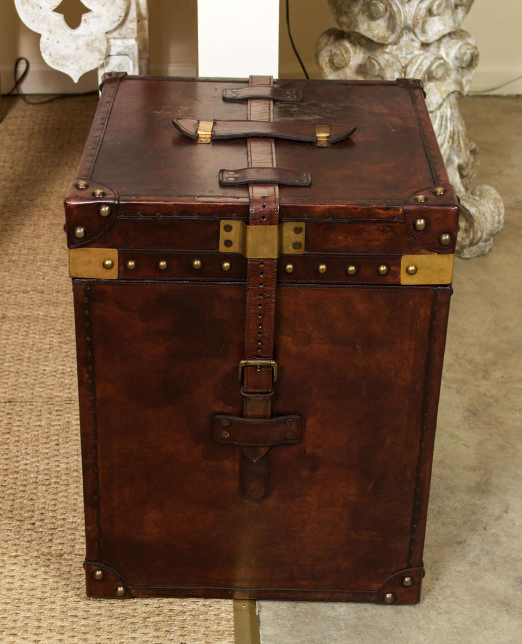 Leather Trunk For Sale at 1stDibs