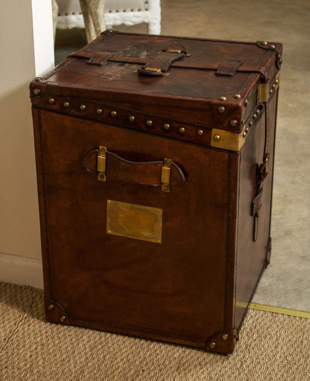 Leather Trunk For Sale at 1stDibs