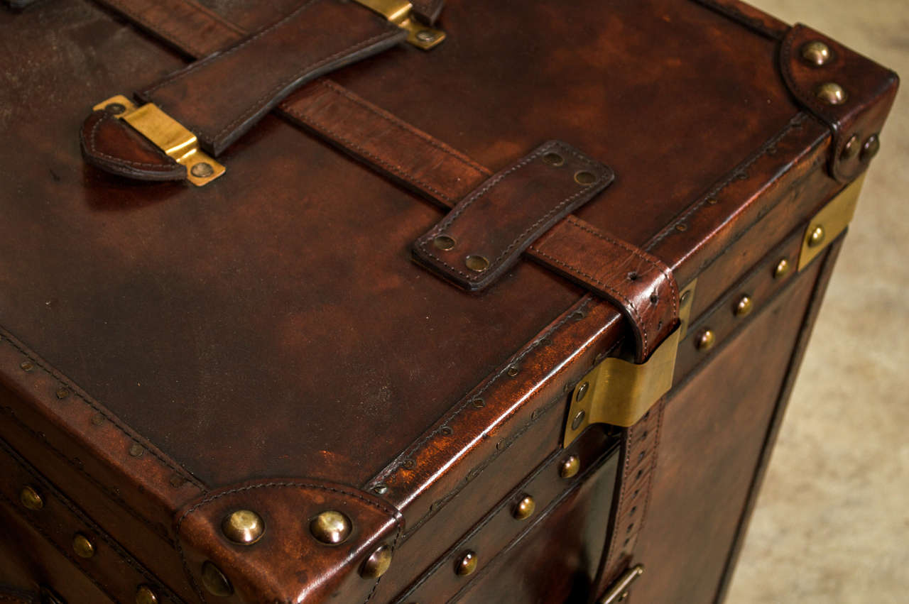 Leather Trunk For Sale at 1stDibs