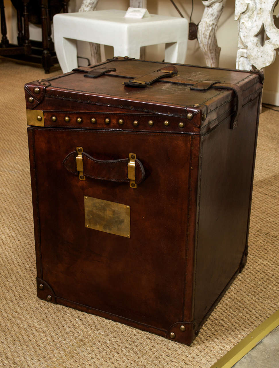 Leather Trunk For Sale at 1stDibs