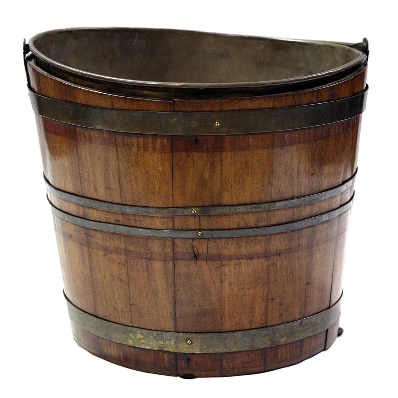 A 19th Century Peat Moss Boat Shaped Bucket at 1stDibs