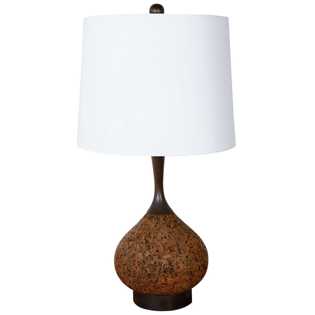 1950/60's Cork Lamp at 1stDibs