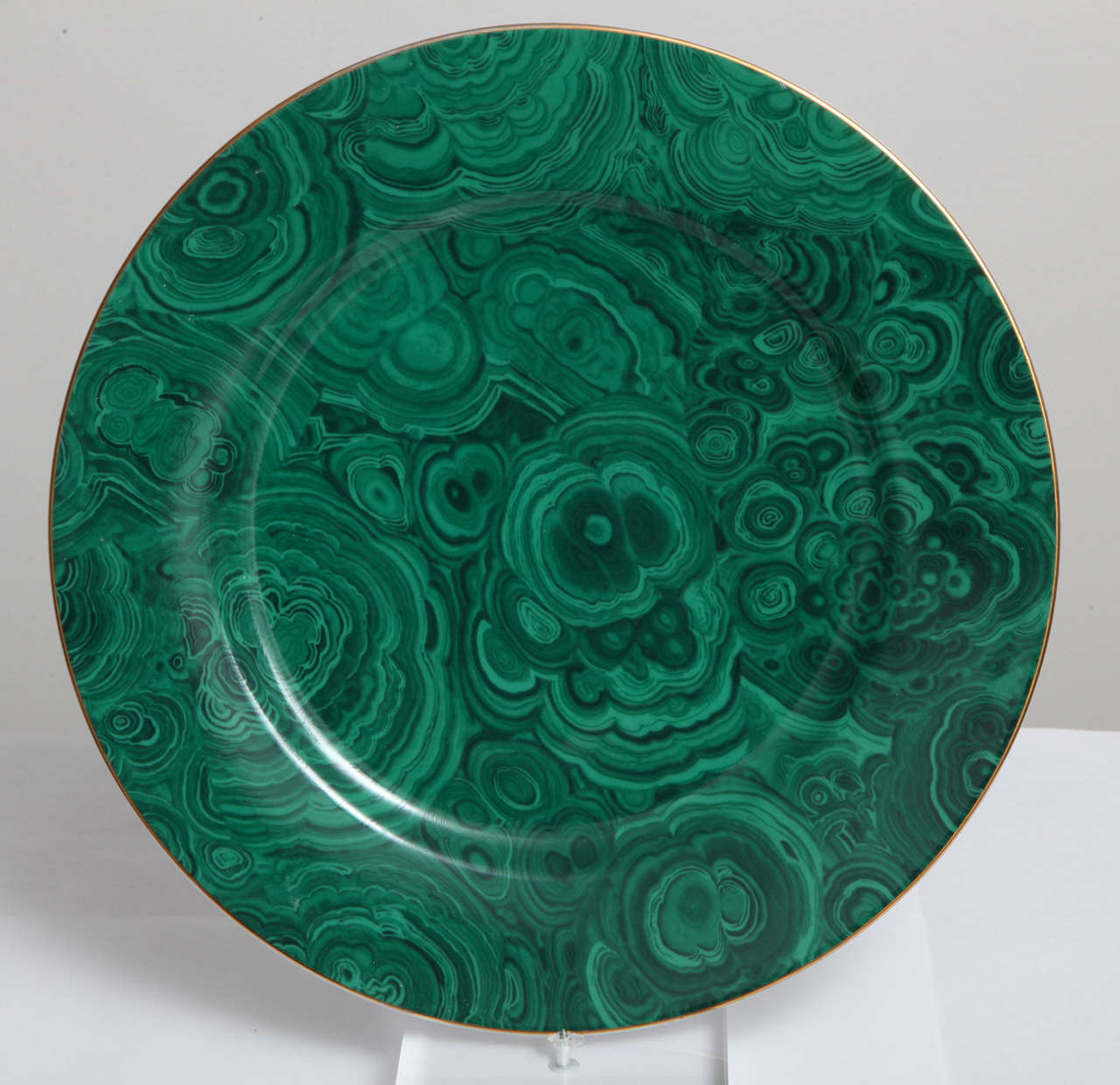 Malachite Dinner Plates at 1stDibs