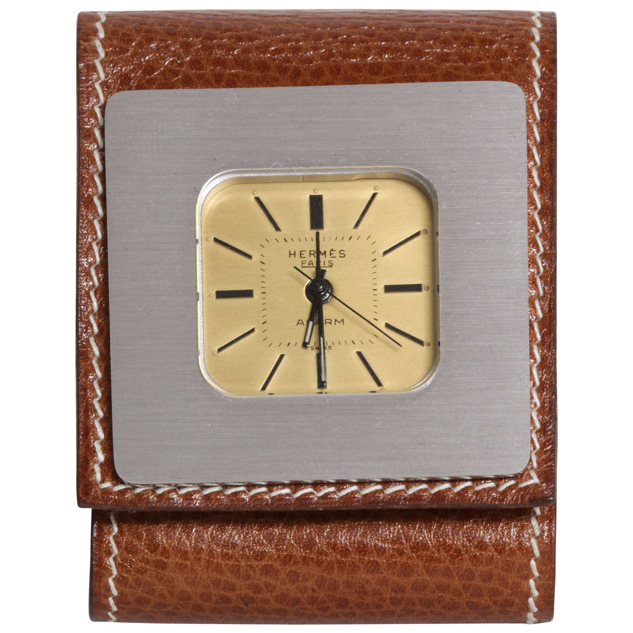 Hermes Travel Clock at 1stDibs | hermes clock, hermes travel watch