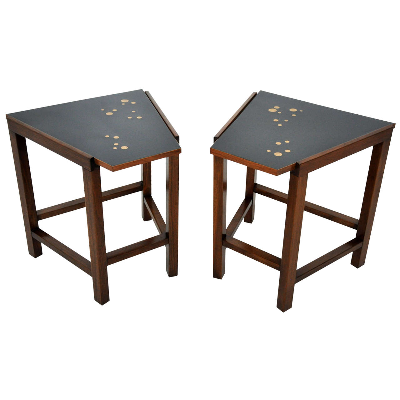 Dunbar Constellation Wedge Tables at 1stDibs