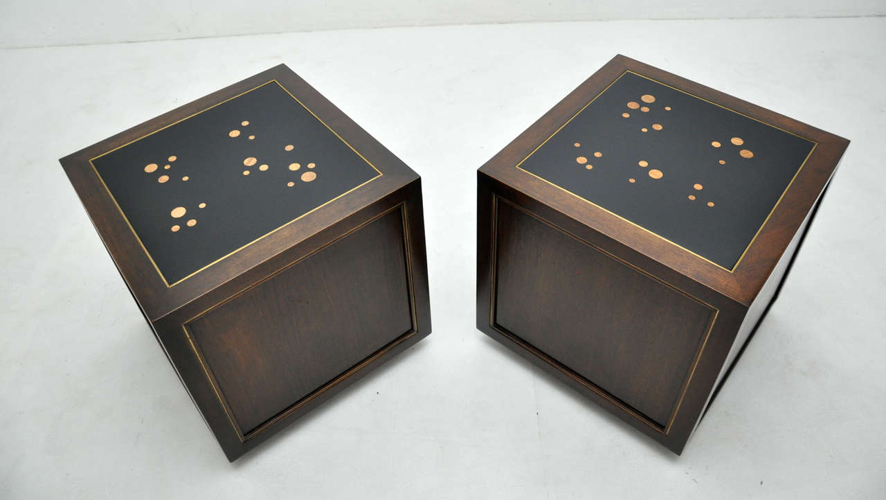 Dunbar "Constellation" Cube Tables at 1stDibs | constellation cube