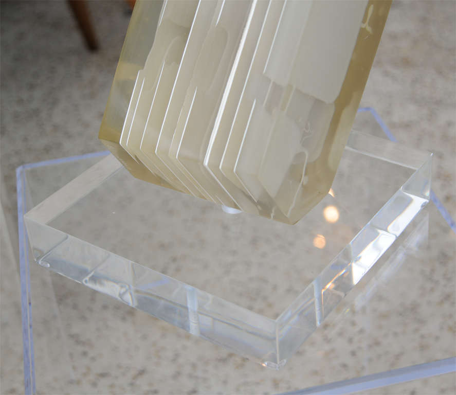 Large Poly Resin "Chemical Line" Sculpture by Sal Zagami at 1stDibs ...