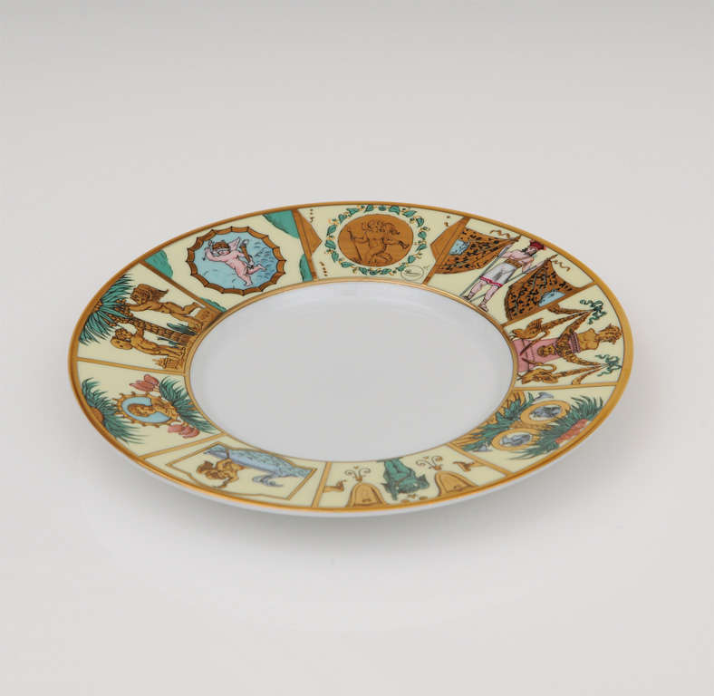 Italian Gucci Set of 6 Beautiful Porcelain Cups and Saucers/SALE at ...