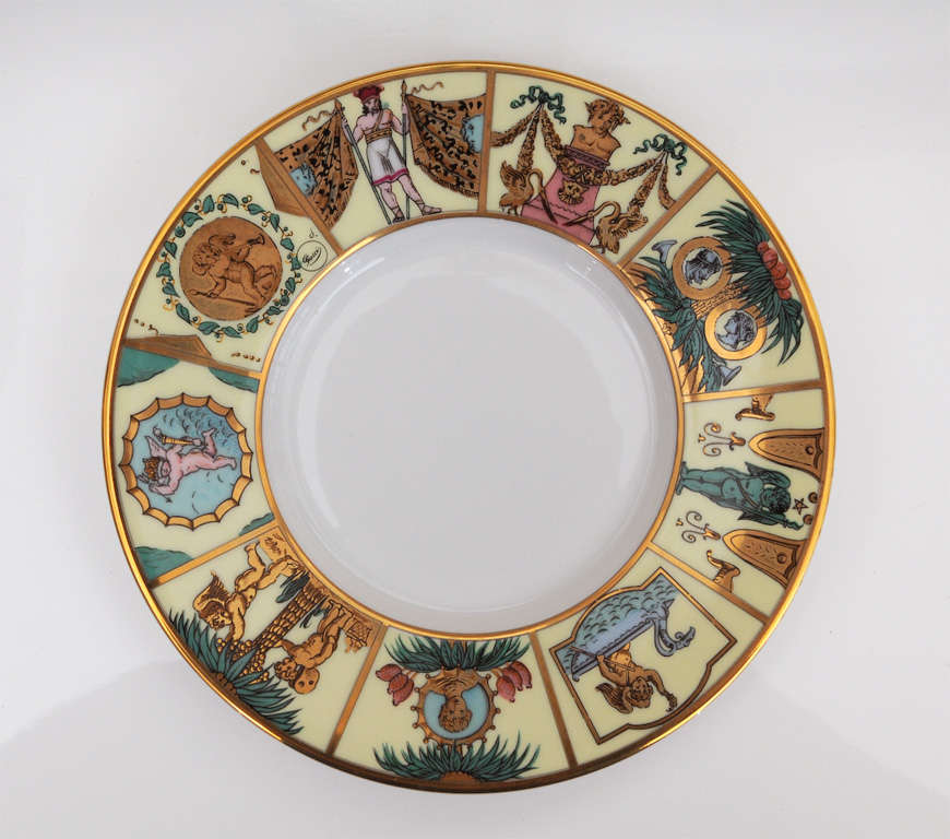 Italian Gucci Set of 6 Beautiful Porcelain Cups and Saucers/SALE at ...