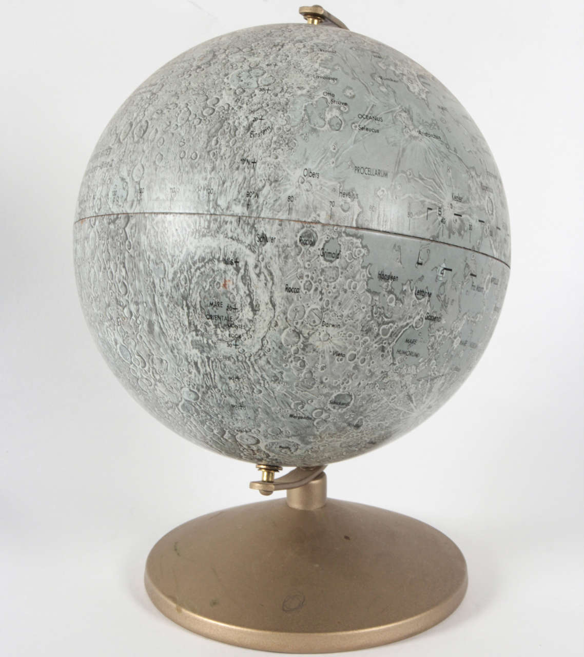 Moon Globe by Reploglobe at 1stDibs | vintage moon globe, replogle moon ...