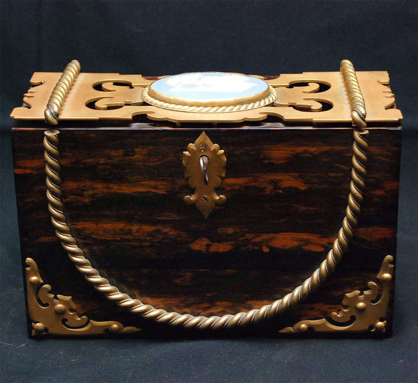 A Fine English Wood Box With Wedgwood and Gilded Mounts at 1stDibs | a ...