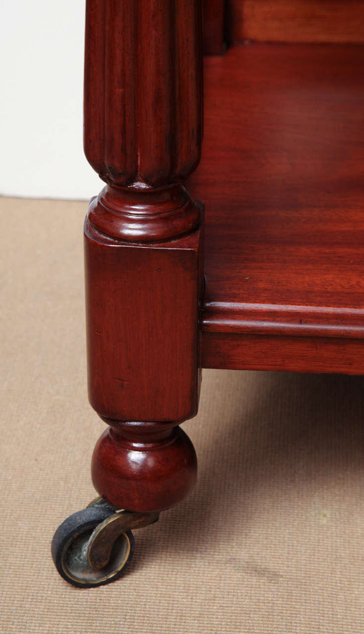 19th Century English, Mahogany Three Tier Dinner Wagon-Trolley at ...