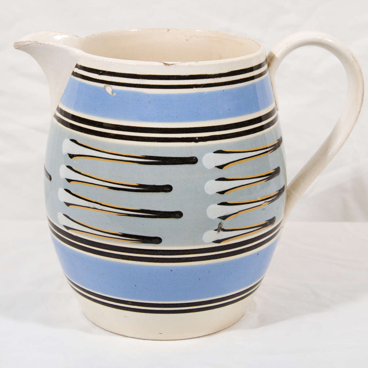 A Mochaware Jug at 1stDibs