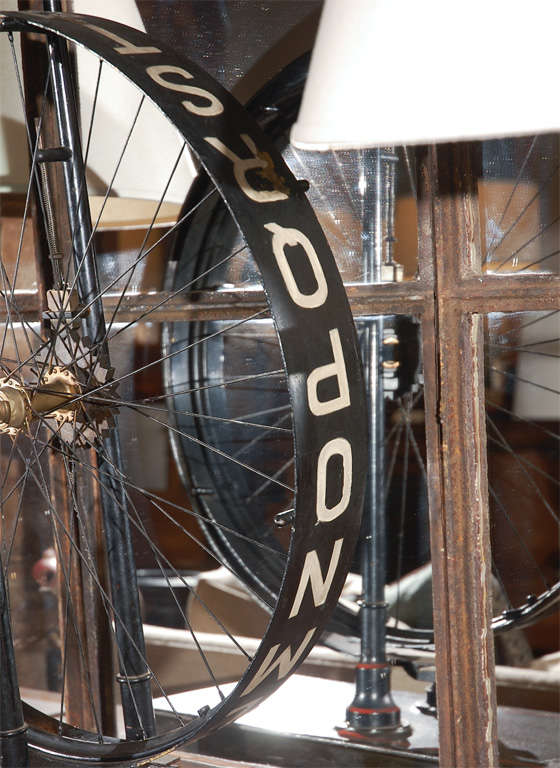 1880s French Painted Metal Spoked Wheel on Stand at 1stDibs | fichet wheel