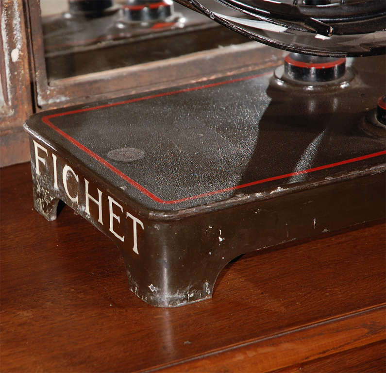 1880s French Painted Metal Spoked Wheel on Stand at 1stDibs | fichet wheel