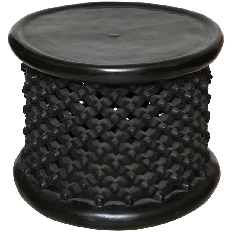 Ebonized Bamileke Stool at 1stDibs | bamileke stools