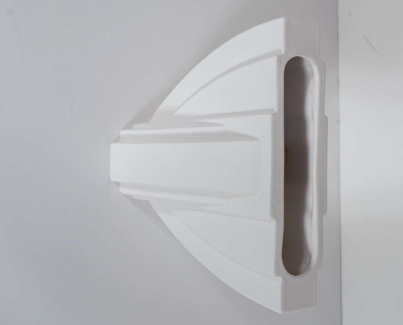 Art Deco Skyscraper Style Ceramic Vase by Claude Dumas at 1stDibs ...