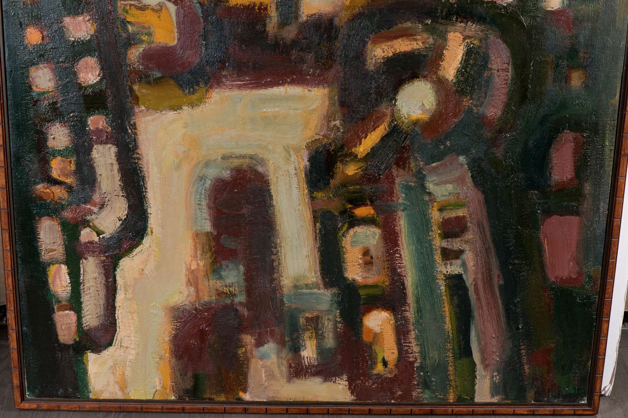 Modernist Oil On Canvas by Guy Goodwin "Street Boxology" at 1stDibs
