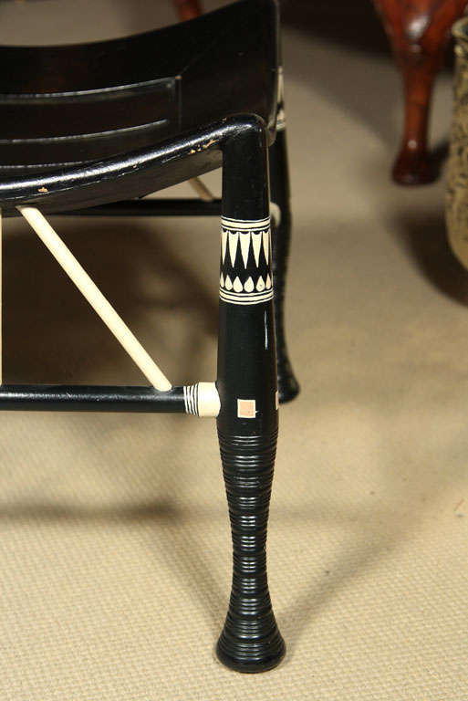 Egyptian Style Stool For Sale at 1stDibs