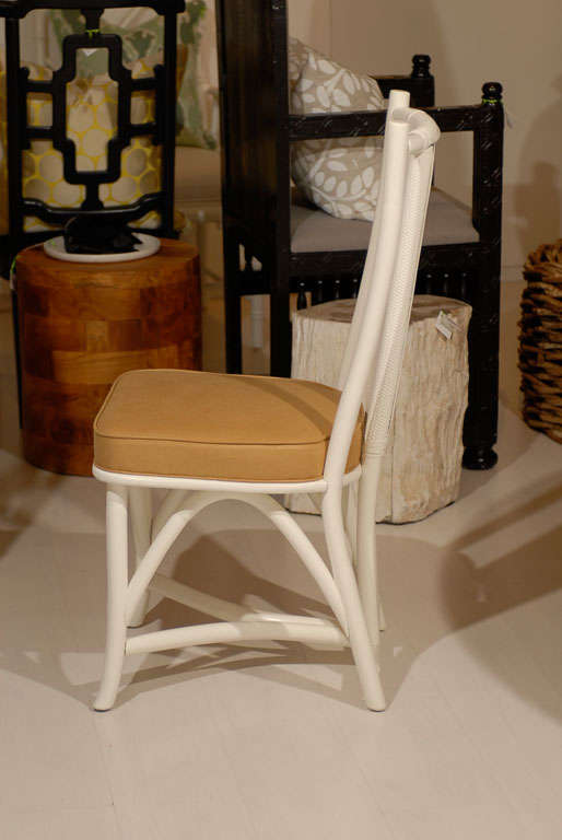 Basket Weave Dining Chairs at 1stDibs