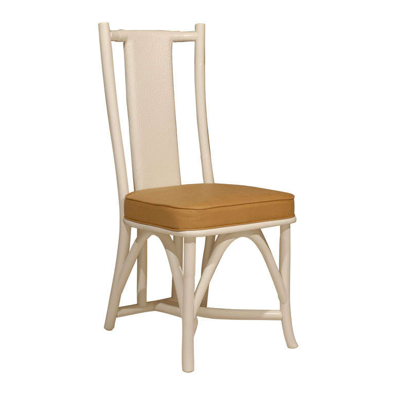 Basket Weave Dining Chairs at 1stDibs