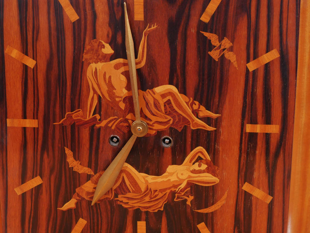 Art Deco Mythology Clock at 1stDibs