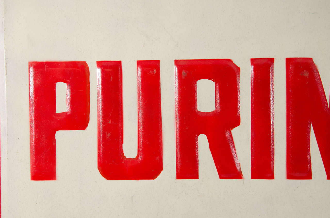 Purina Advertising Sign For Sale at 1stDibs