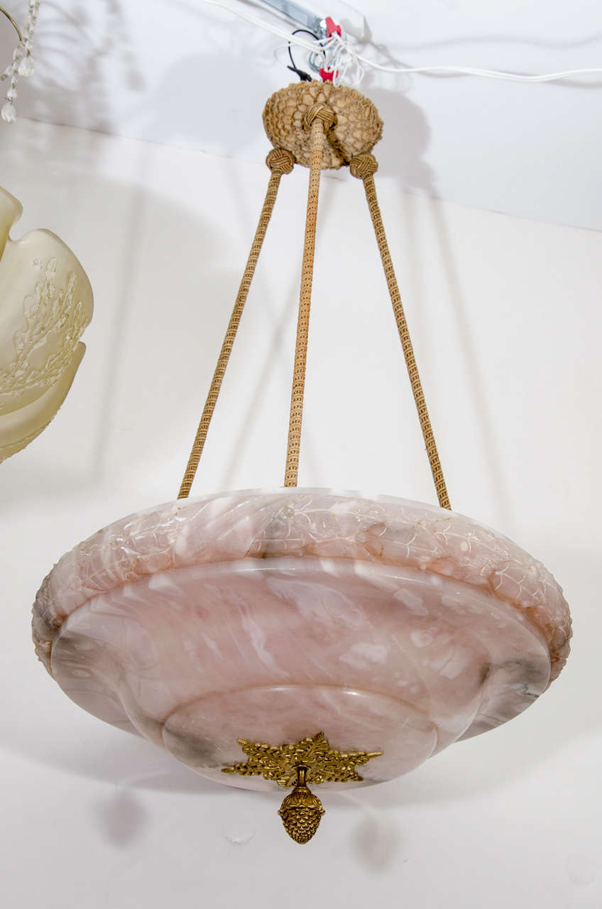 Neoclassical Alabaster Light Fixture at 1stDibs | neoclassical lighting ...