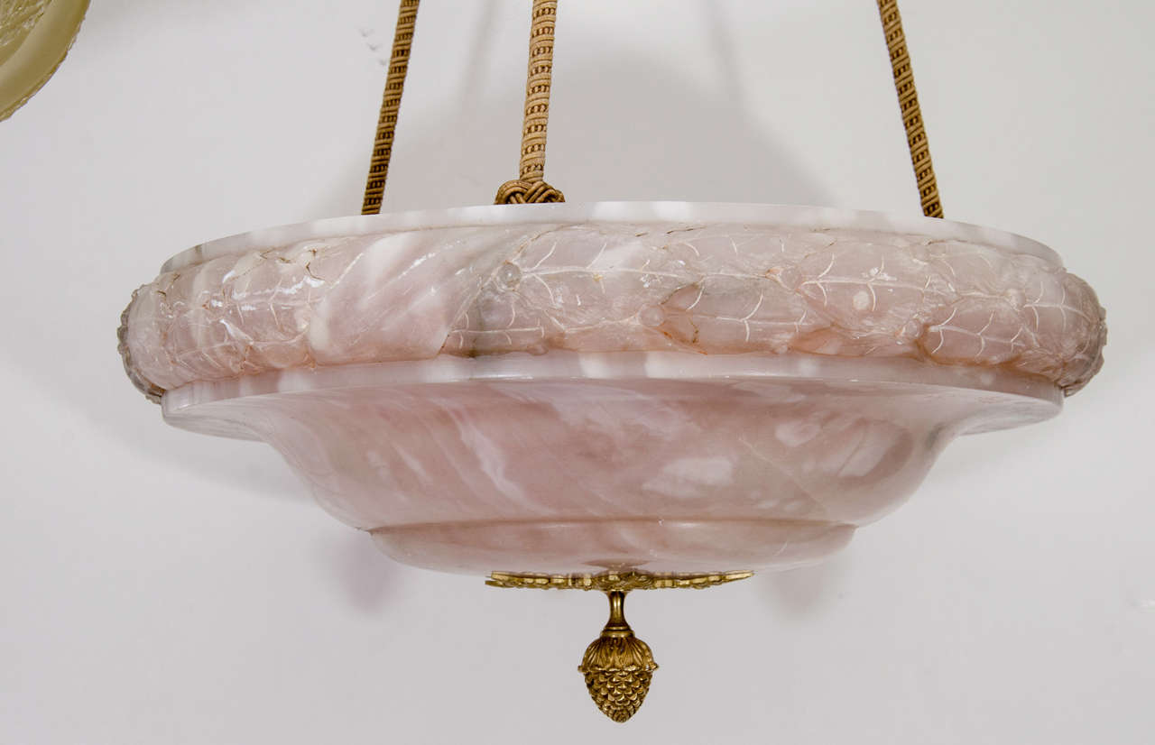 Neoclassical Alabaster Light Fixture at 1stDibs | neoclassical lighting ...
