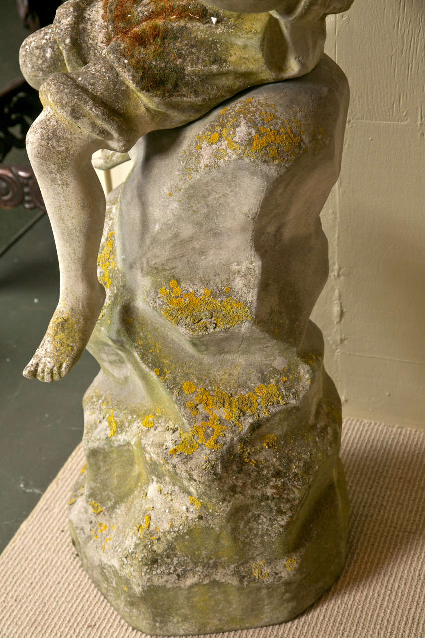 Stone Statue of a Boy For Sale at 1stdibs