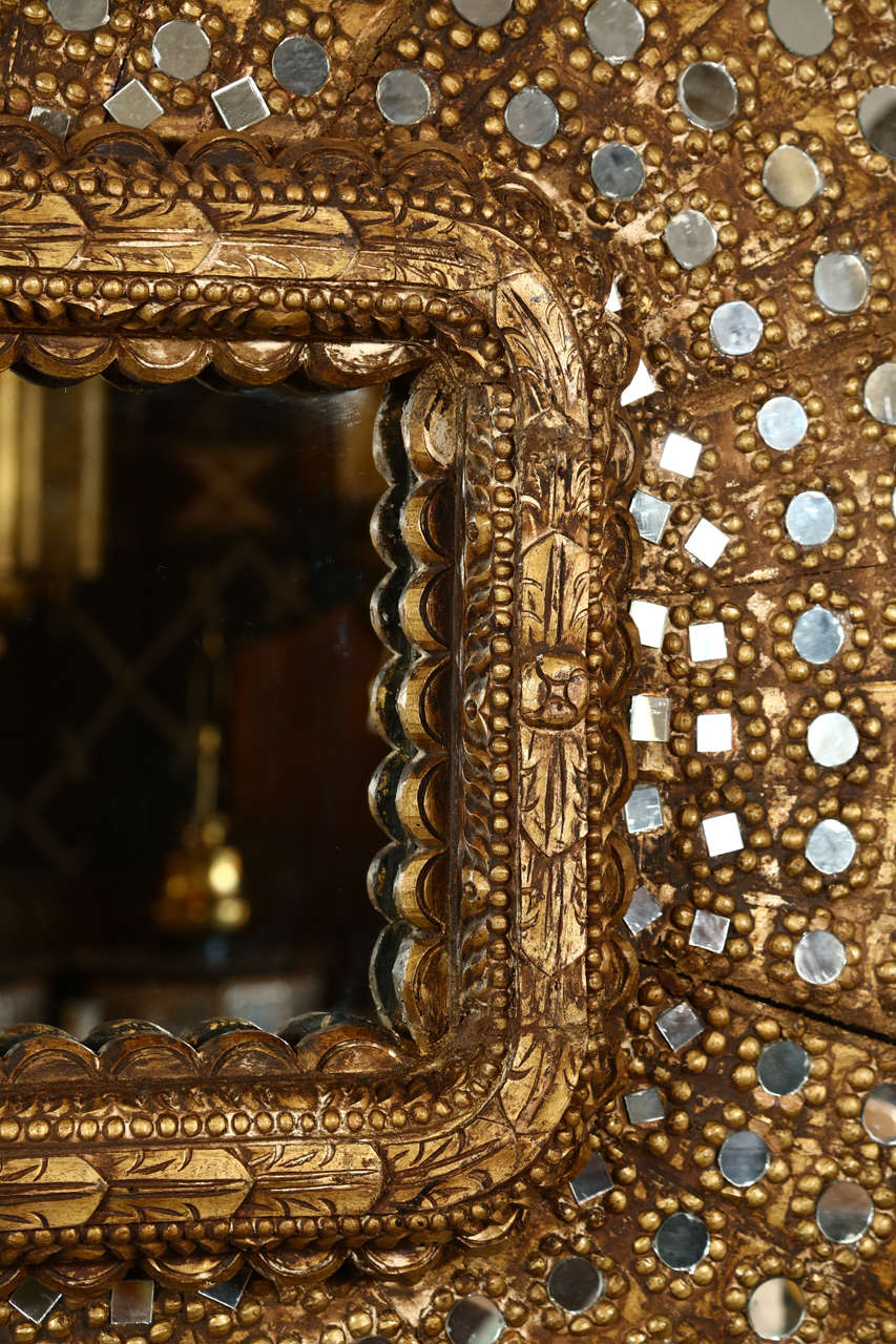 Gilt Wood Peacock Mirror at 1stDibs | large peacock mirror, indian ...