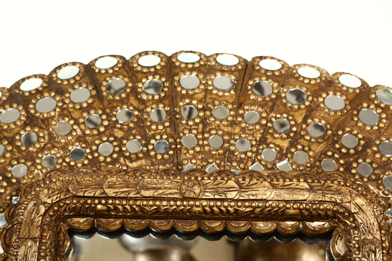 Gilt Wood Peacock Mirror at 1stDibs | large peacock mirror, indian ...