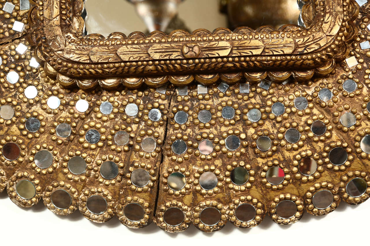 Gilt Wood Peacock Mirror at 1stDibs | large peacock mirror, indian ...