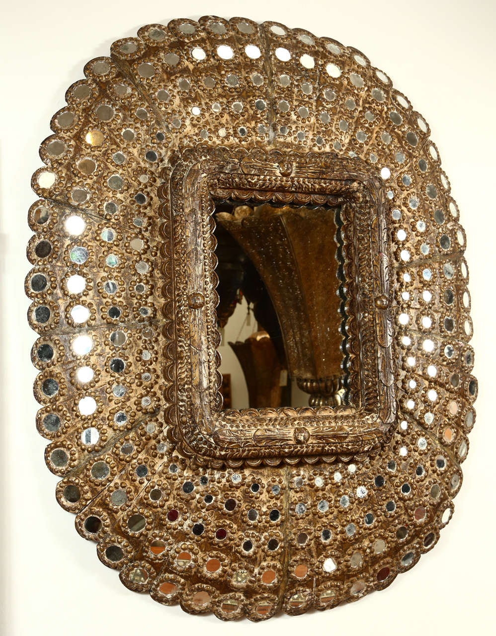Gilt Wood Moorish Peacock Mirror at 1stDibs | vintage peacock mirror ...
