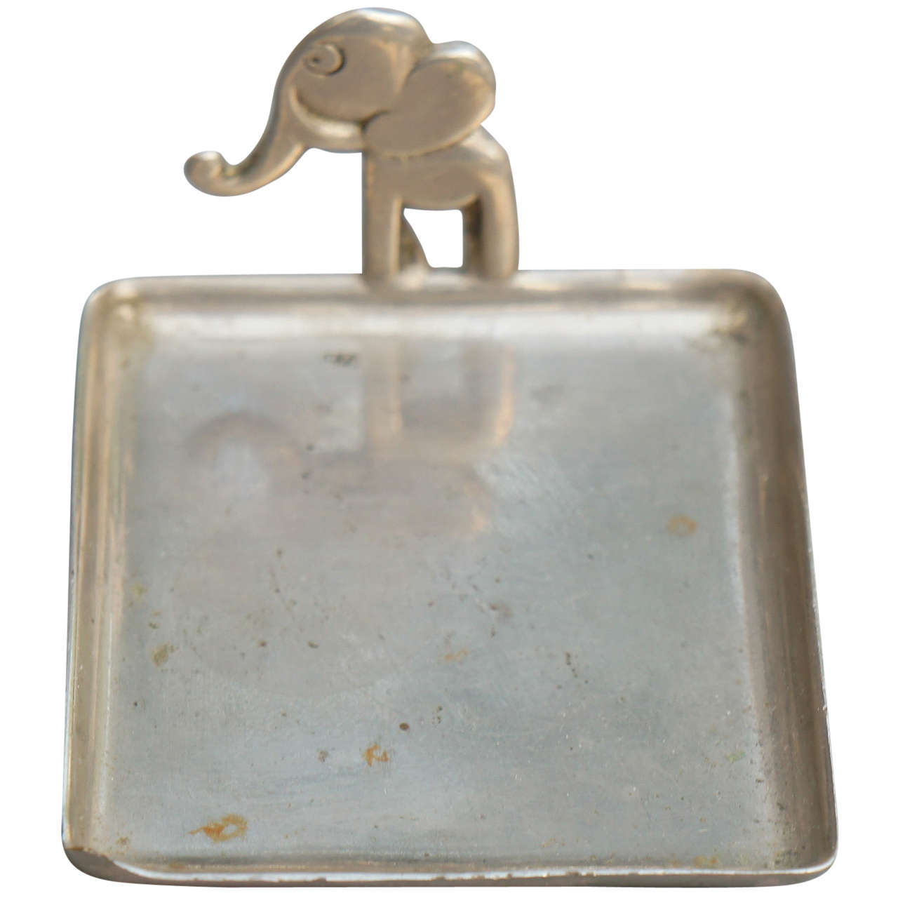 Franz Hagenauer Marked Ring Tray with Elephant at 1stDibs
