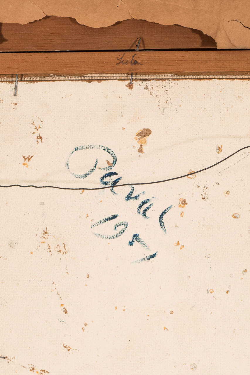 Midcentury Painting of a Sad Clown by Artist Philip Kran Paval at ...