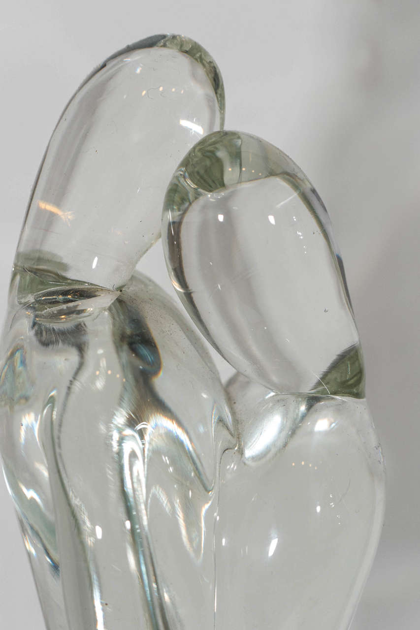 A Midcentury Murano Glass Sculpture of a Couple Embracing Inspired by ...