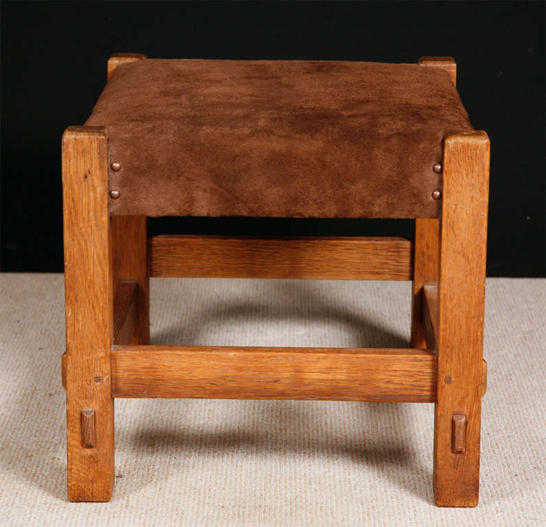 Gustav Stickley Arts and Crafts stool, USA circa 1900 For Sale at ...