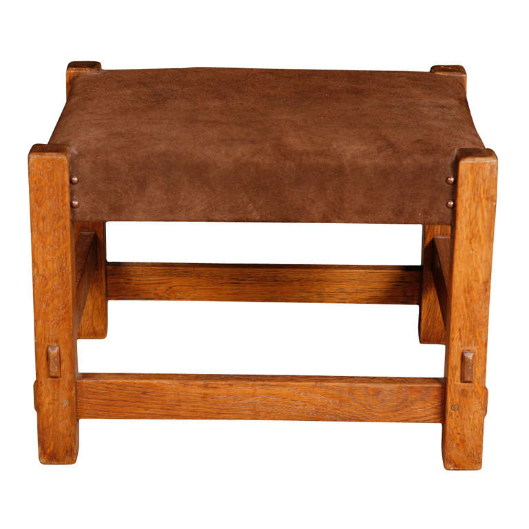 Gustav Stickley Arts and Crafts stool, USA circa 1900 For Sale at ...