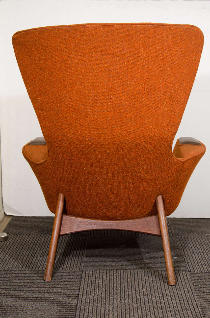 Midcentury High Back Wing Chair by Adrian Pearsall at 1stDibs | adrian ...