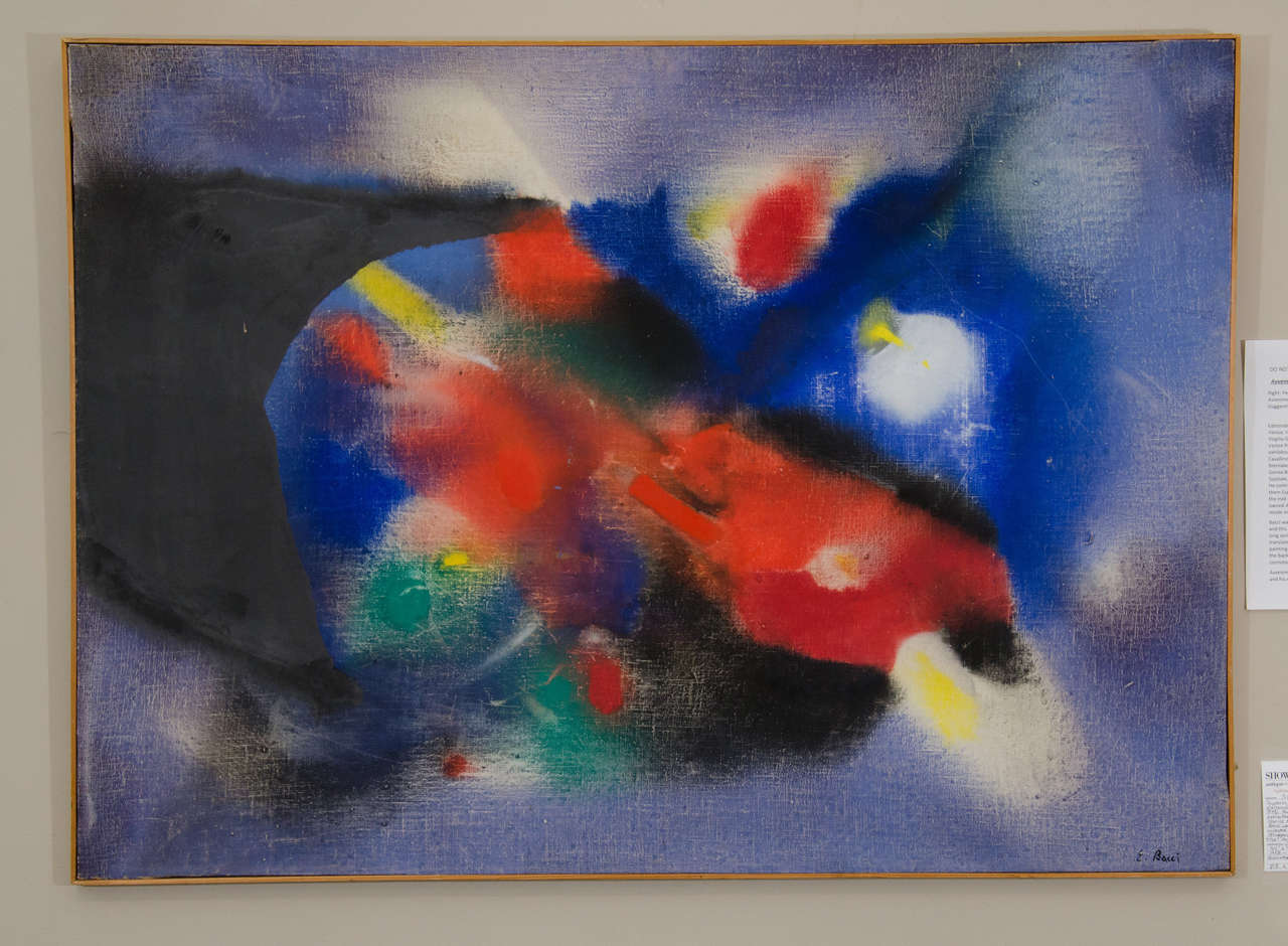 Midcentury Oil on Canvas by Artist Edmondo Bacci at 1stDibs | bacci ...