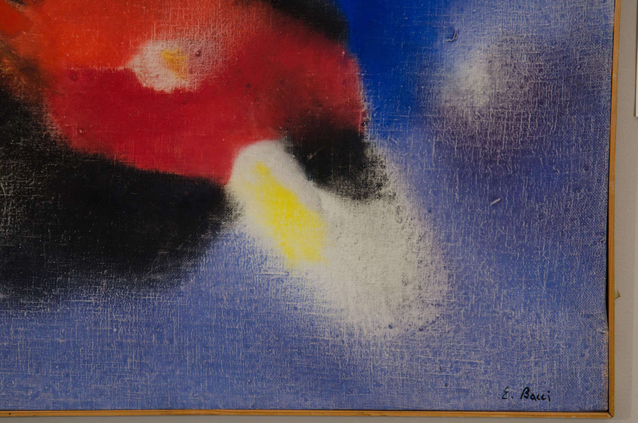 Midcentury Oil on Canvas by Artist Edmondo Bacci at 1stDibs | bacci ...