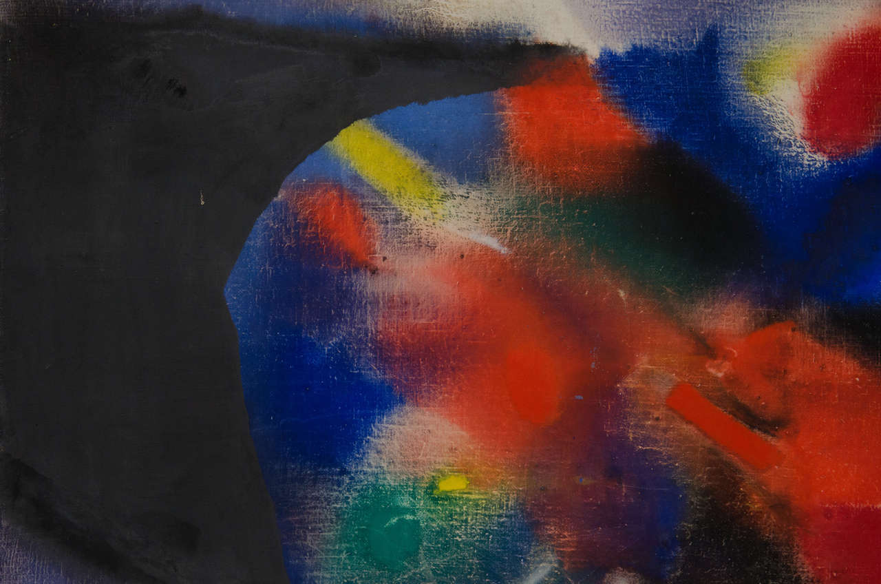 Midcentury Oil on Canvas by Artist Edmondo Bacci at 1stDibs | bacci ...