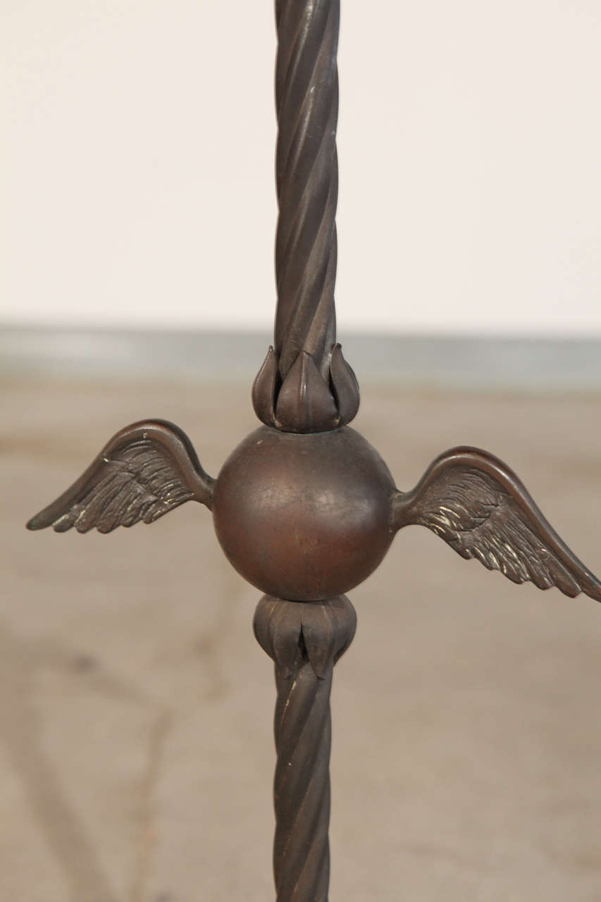 Cast Metal Aeronautical Smoking Stand For Sale at 1stDibs