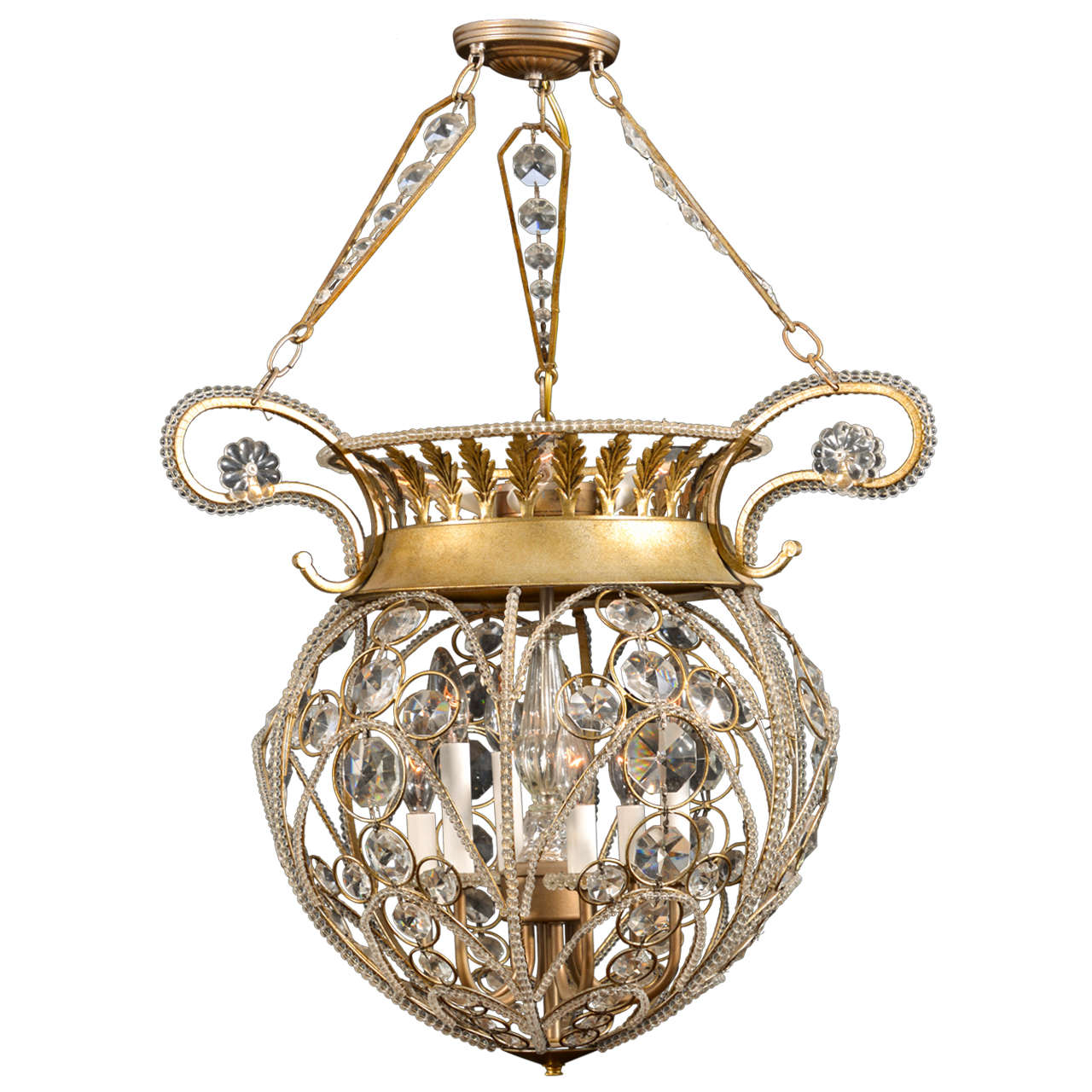 Crystal Chandelier within a Crystal Chandelier/Cinderella's Carriage ...